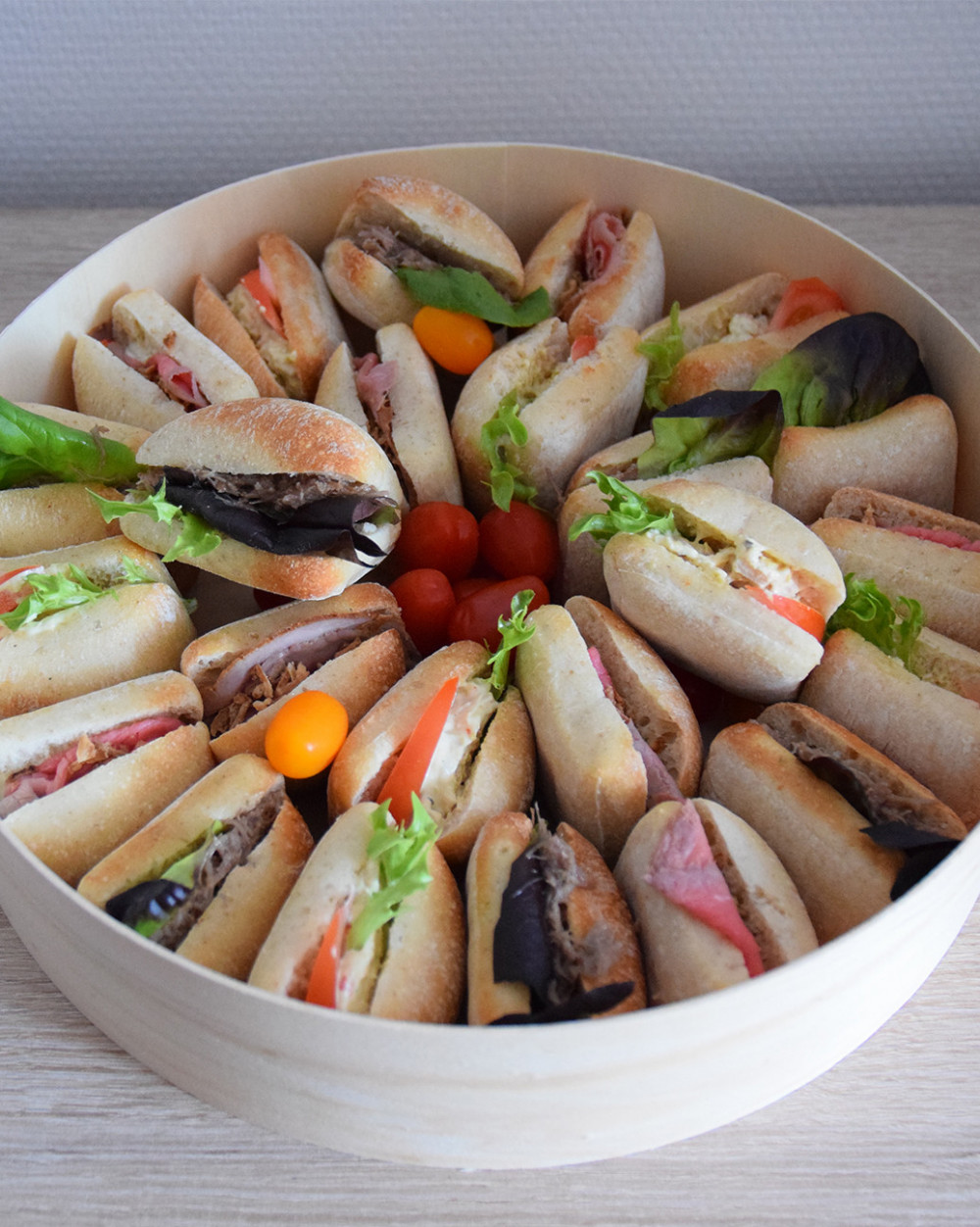 Box mini sandwich 24 pièces | Marette Traiteur