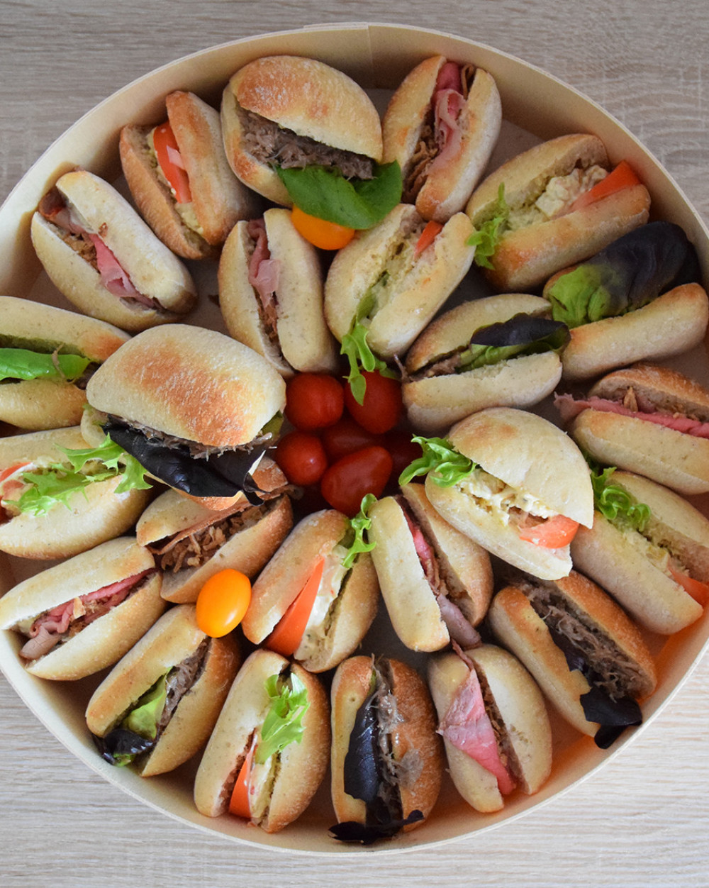 Box mini sandwich 24 pièces | Marette Traiteur